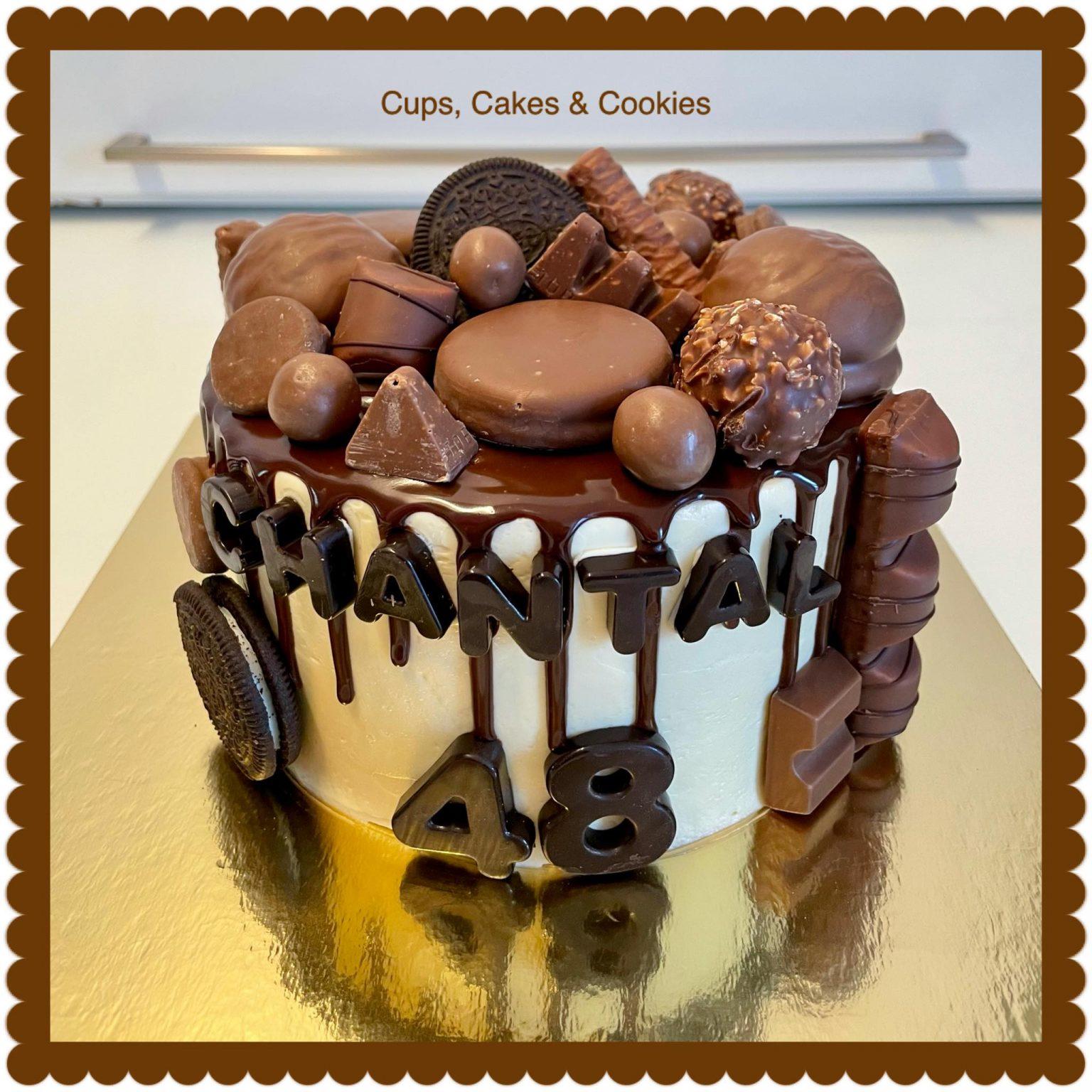 Dripcake Cookies - CupsCakesAndCookies